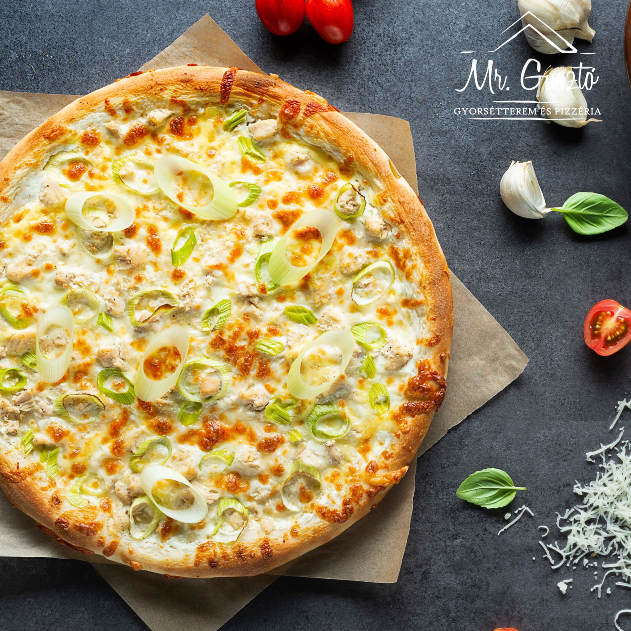 45 cm-es Családi Pizzák - Mr. Gusztó Gyorsétterem és Pizzéria